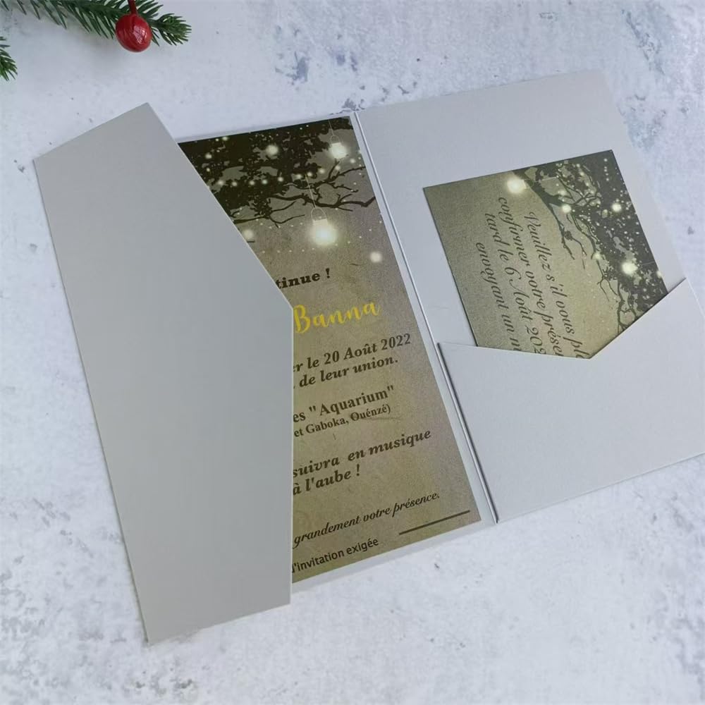 Wedding Invitations With Pocket Folders