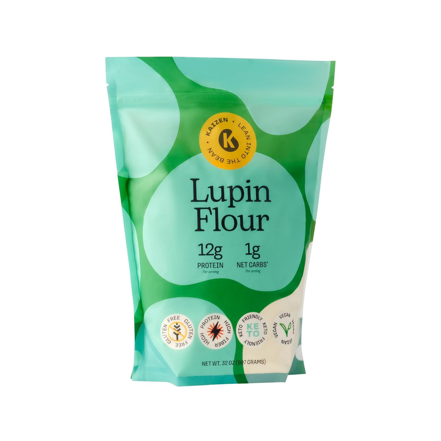 Amazon.com : Kaizen Lupin Flour 2lbs – High Protein, Low Carb, Keto Friendly, Gluten Free Ground ...