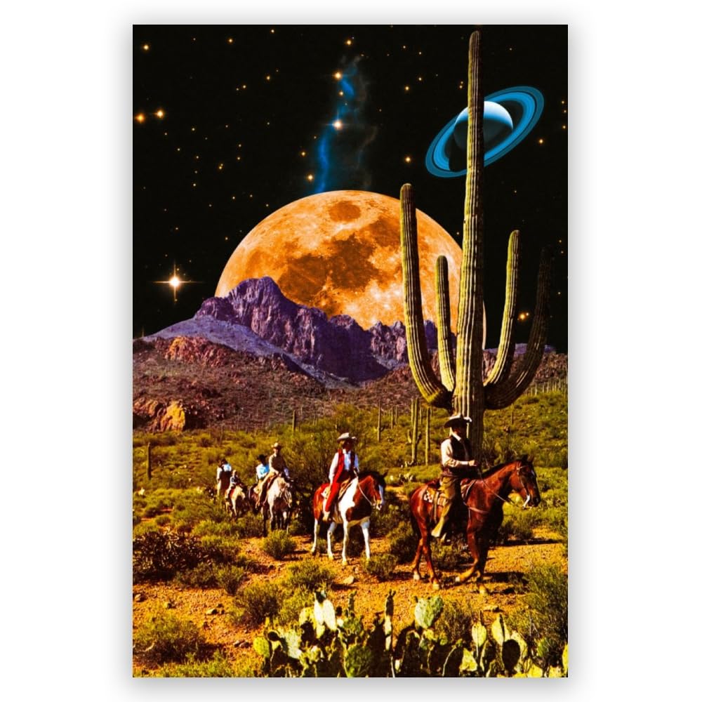 Retro Outer Space Art