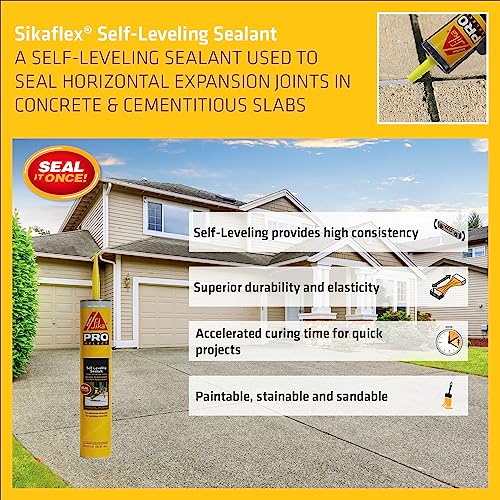 Snapklik.com : Sikaflex self-Leveling Sealant - Gray - Seals Horizontal ...
