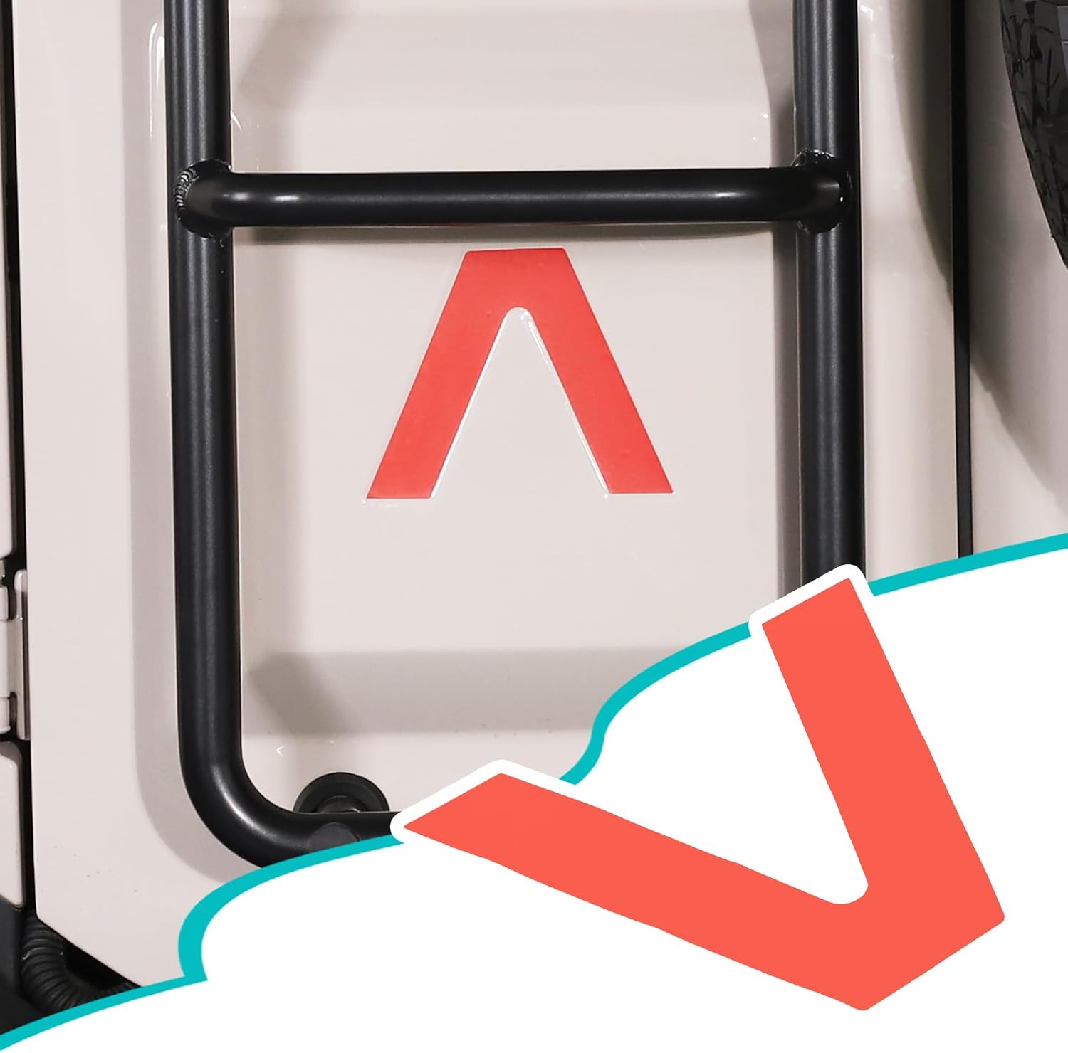 Amazon.com - Hudiriy PVC Car Tailgate Side V Shape Sticker Decoration ...