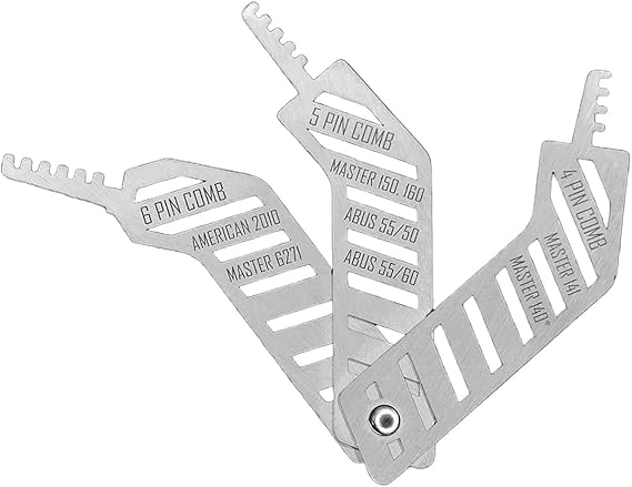 Comb Lock Picks, Covert Instruments, Lock Pick Set, Portable Stainless ...