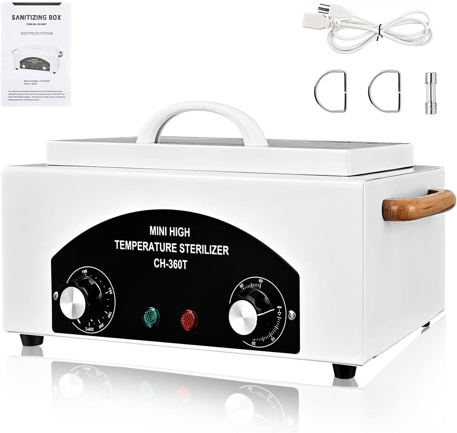 Amazon.com: GGAIFbp Sterilizer for Nail Tools 1.5L 110V 300W High ...