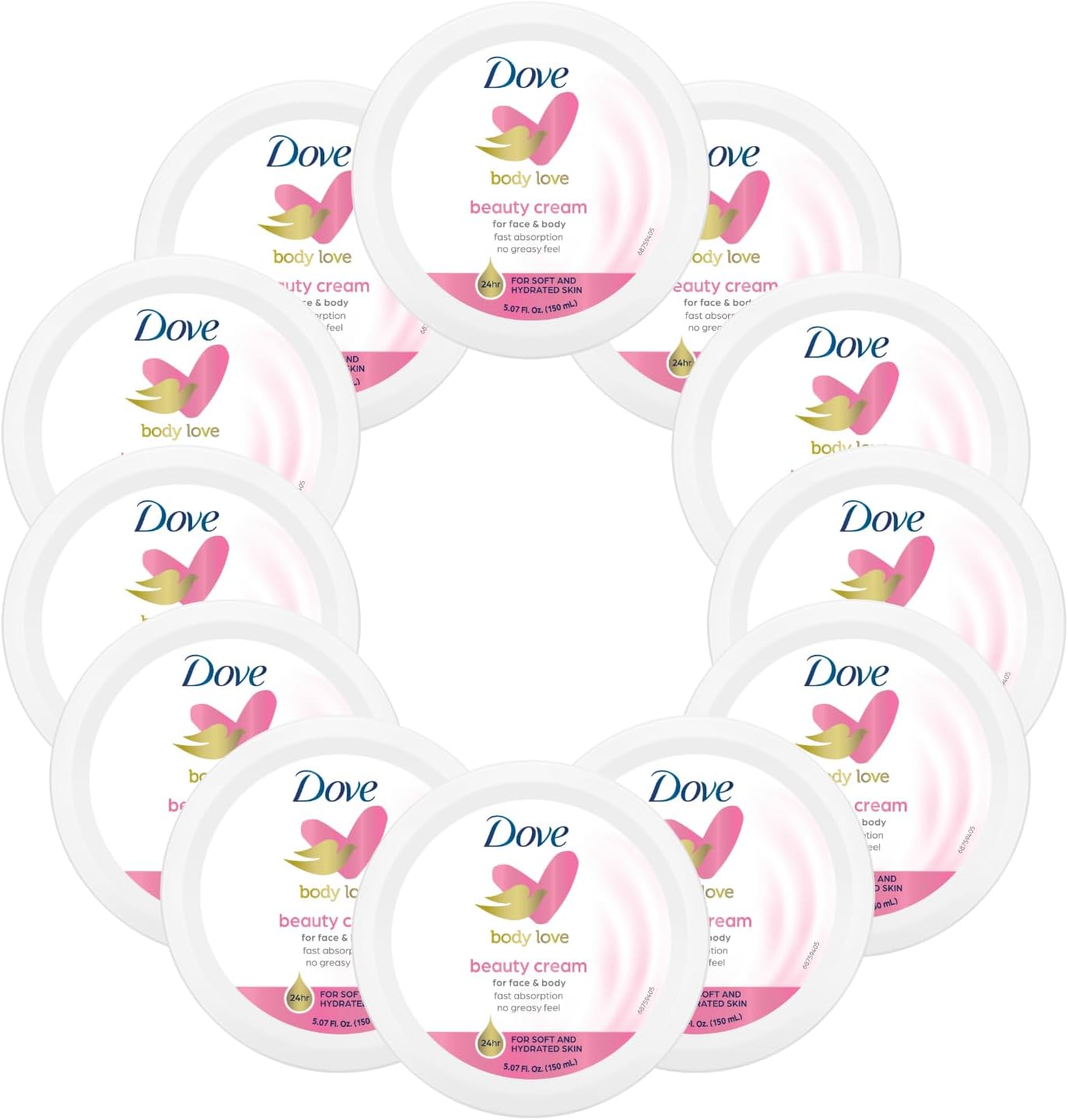 Amazon.com : Dove Body Love Rich Nourishment Cream, Face, Hand & Body ...