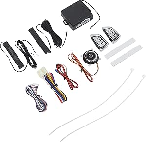 One Button Smart Starter Kit, 13pcs High Security Car Alarm System ...
