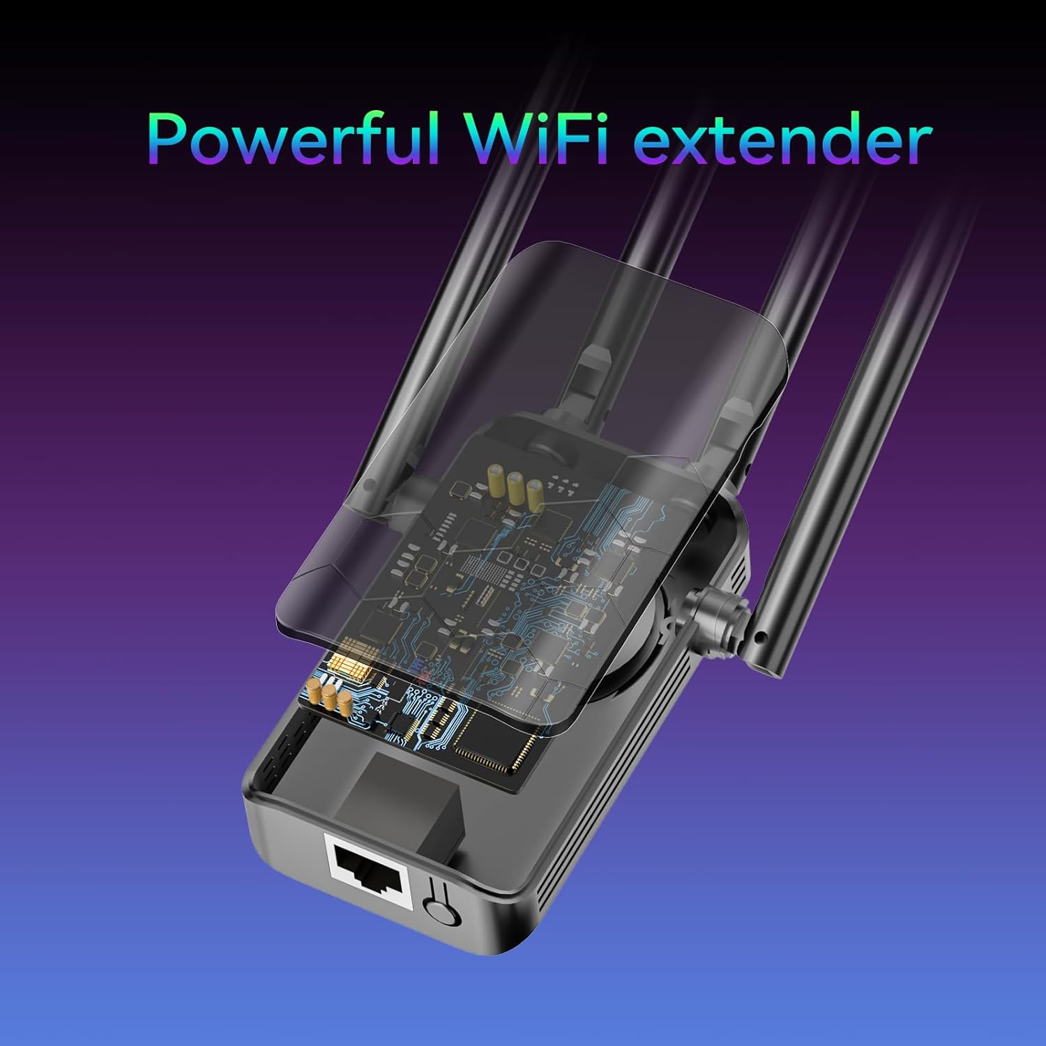 Amplificador de señal WiFi 2024 para el hogar, cubre hasta 8000 pies cuadrados, amplificador de ...