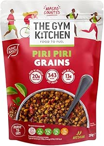 The Gym Kitchen Piri Piri Grains, Protein-Packed Vegan Meal, Quick ...