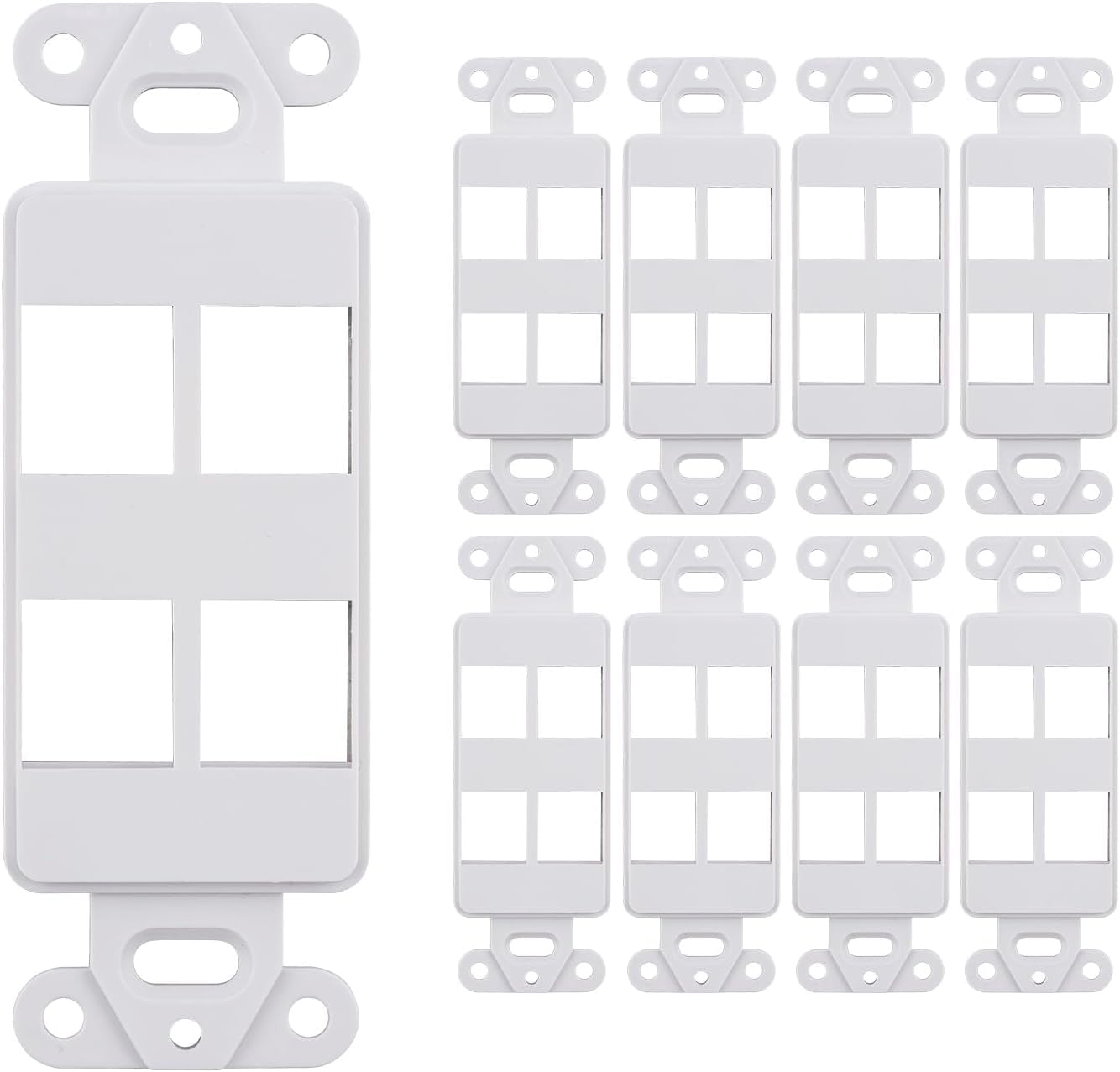 Amazon.com: 10 PACK Decorative Wall Plate for Keystone, Ethernet, HDMI ...