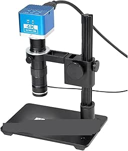 Digital Video Industrial Microscope, 4K 2K 1080P 51MP Industrial Video ...
