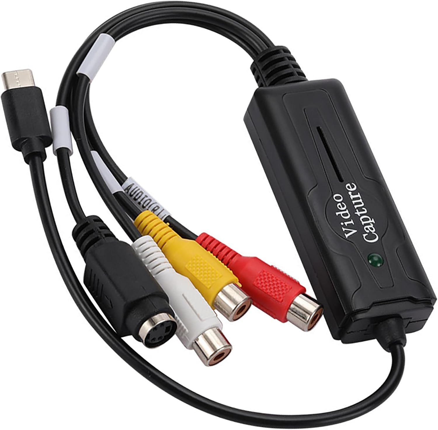 tunghey RCA AV to USB C Converter Video Capture Card Adapter 1 Channel ...