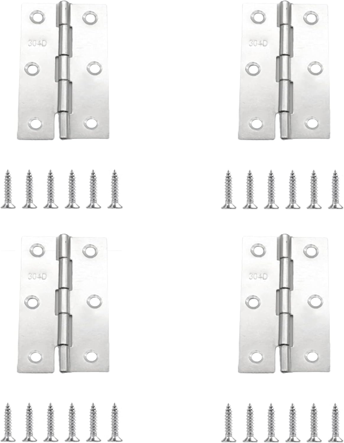 Door Hinges 3 Inch,4Pcs 68mm Butt Hinges for Interal Doors,Door Butt ...