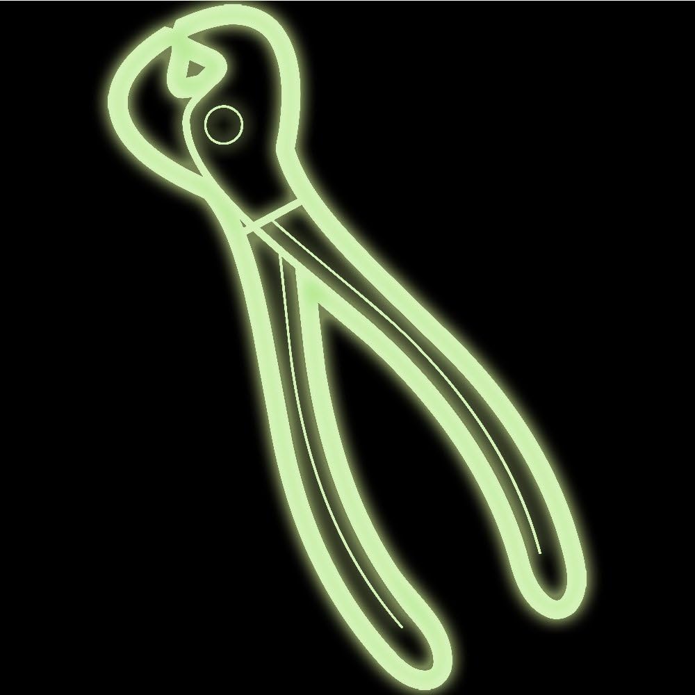 Amazon.com: Wire Cable Cutter Decal Sticker (glow in the dark, 8 inch ...