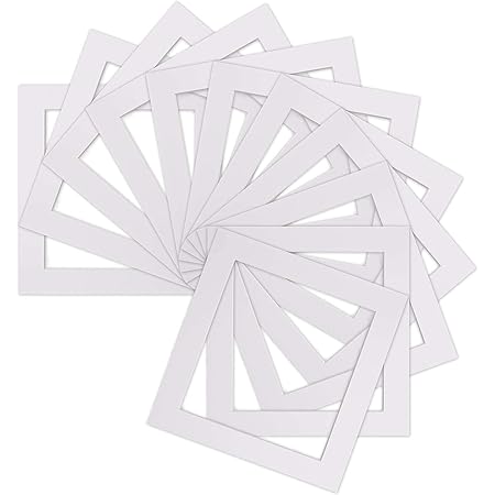 TUKA 5pcs A4 Frame Photo Mounts Picture Frame Mats for Frame Mounts ...