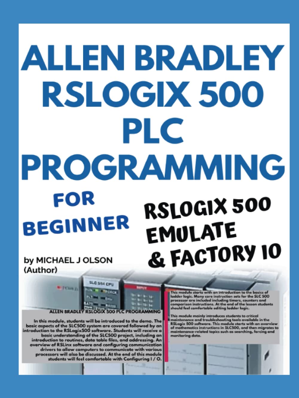Buy ALLEN BRADLEY RSLOGIX 500 PLC PROGRAMMING: FOR BEGINNER Online at desertcartINDIA