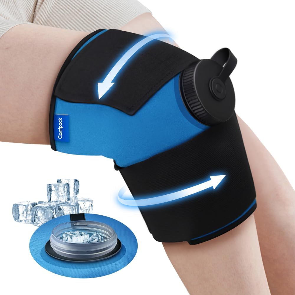 Amazon.com: Comfpack Ice Bag for Knee Injuries, Travel Ice Pack for ...