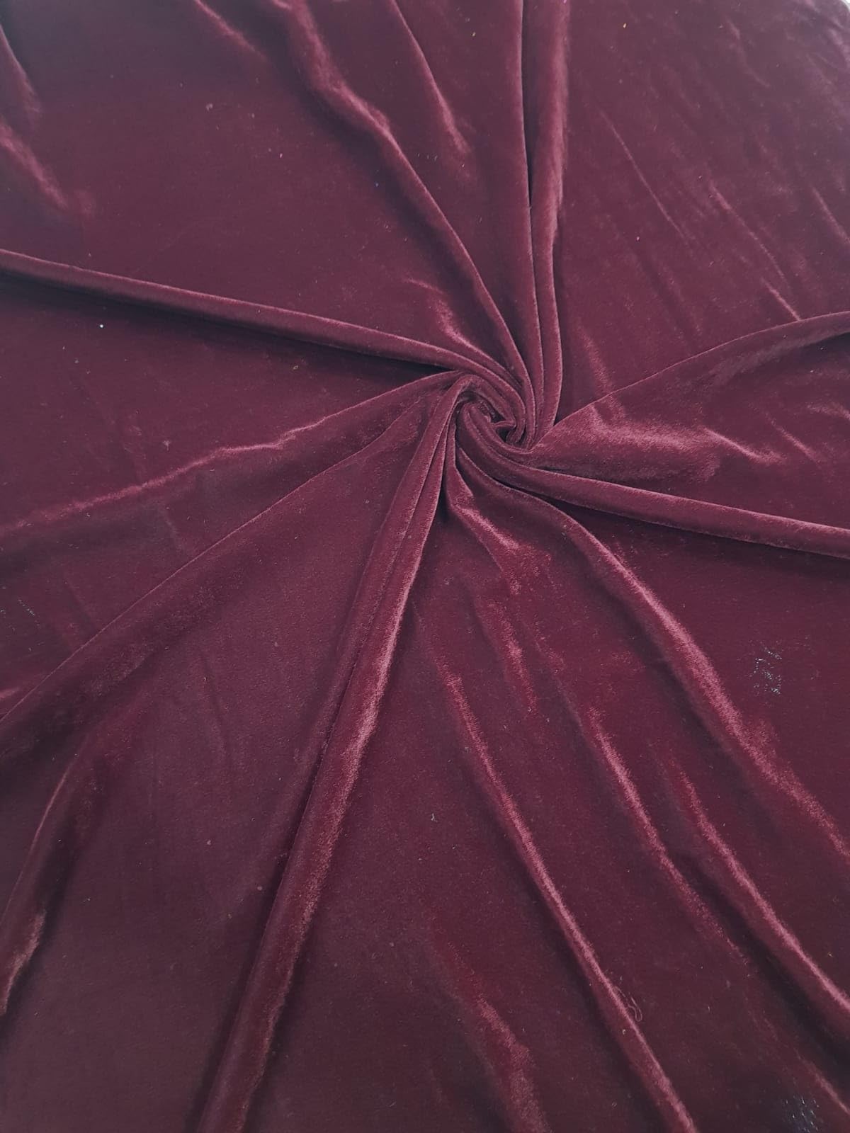 SEG(5 Meter,Maroon 9000 Micro Velvet) Unstitched Premium Velvet Fabric ...