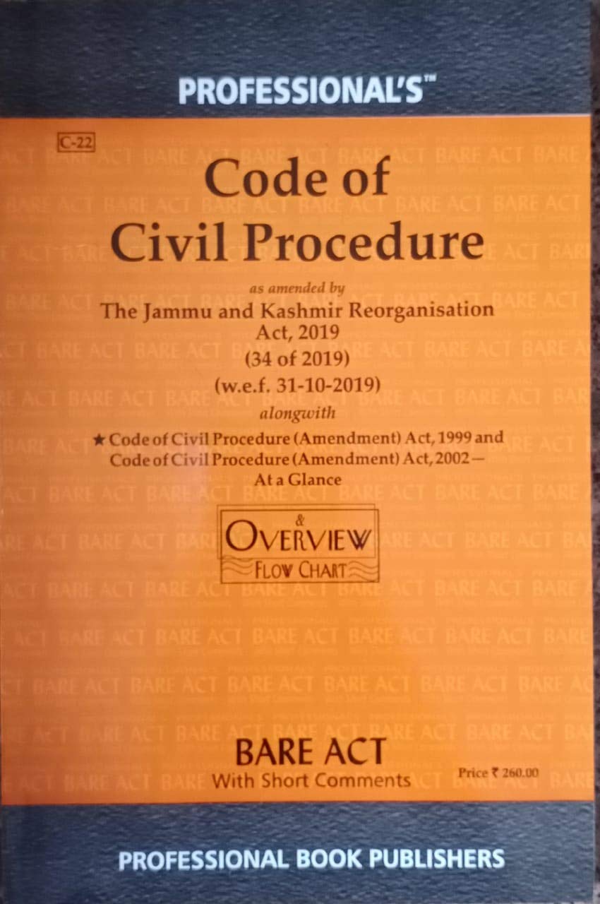 Buy Code of Civil Procedure, 1908 with overview Flowchart Book Online at Low Prices in India ...