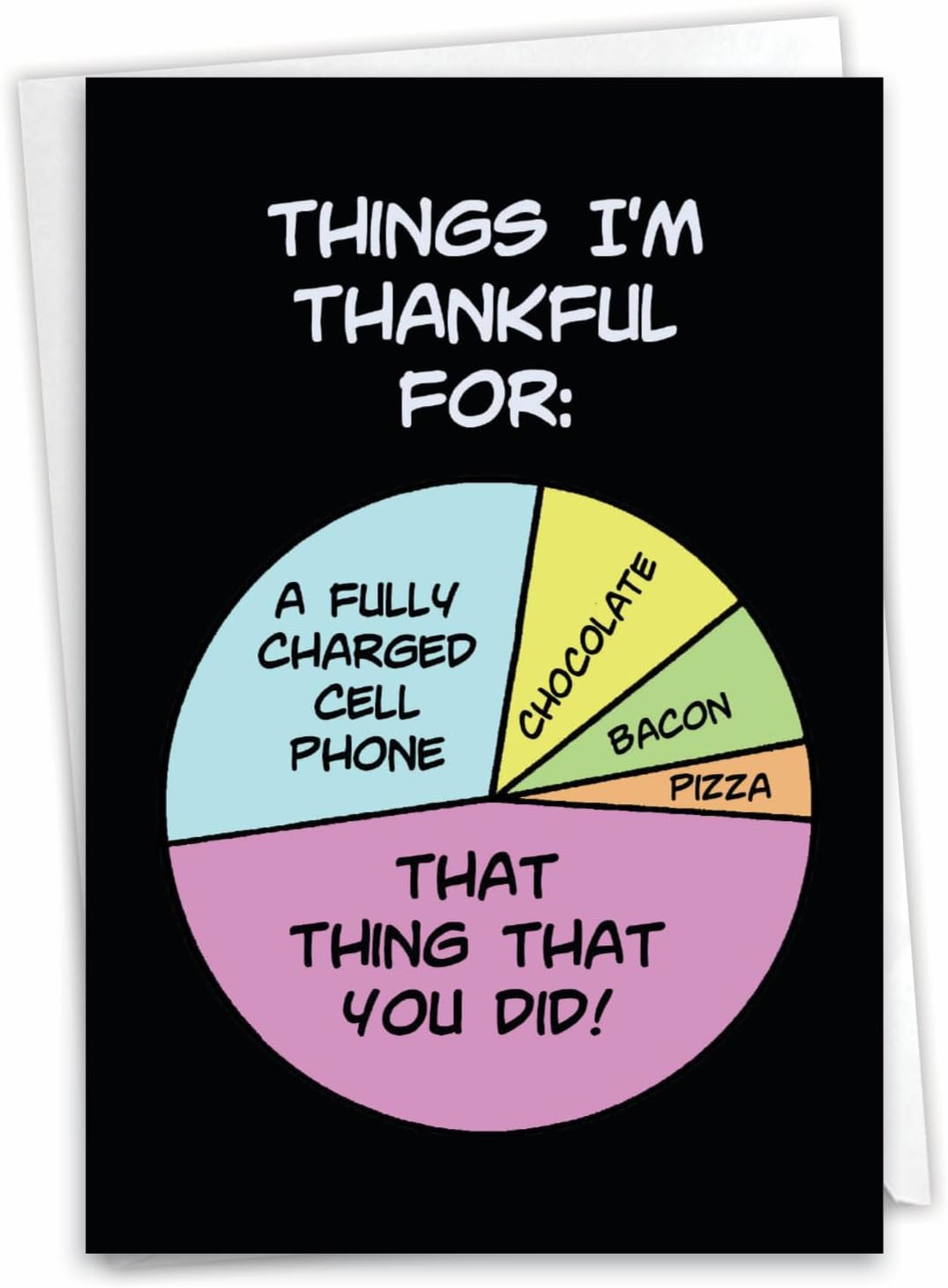 Amazon.com : NobleWorks Humorous Thank You Greeting Card with 5 x 7 ...