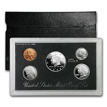 1998 SILVER Proof Set in Original US Mint Packaging with COA at Amazon ...