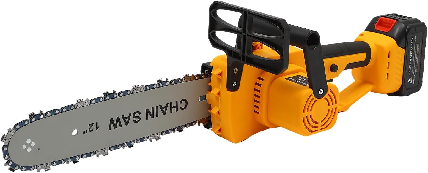 Amazon.com : 12-Inch 21V-2 Battery Chainsaw Kit: Lightweight, Powerful ...