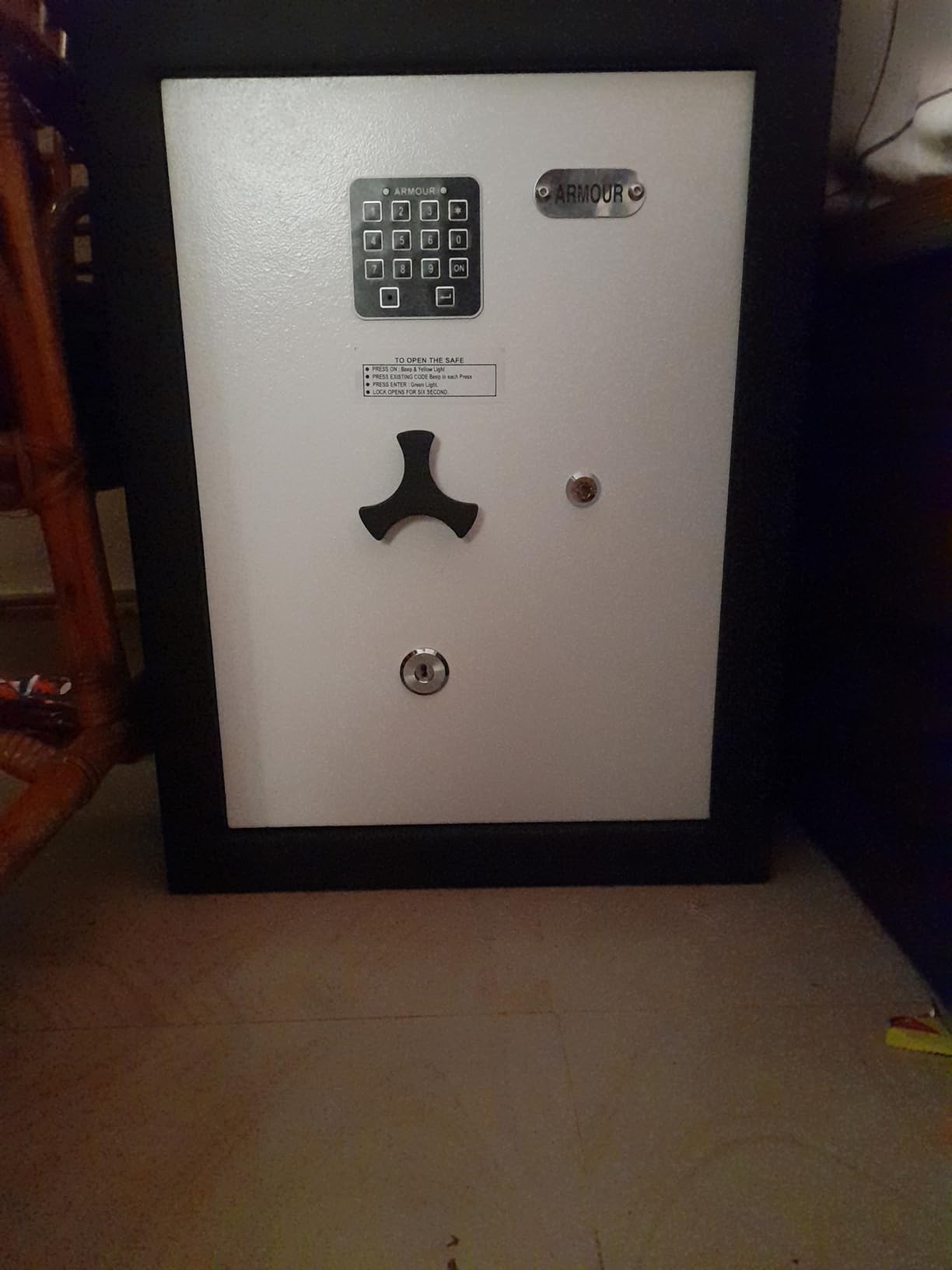 Armour 89 Litre 38 Kg Lock Box,Money Box,Digital Keypad Safe Box,Steel ...