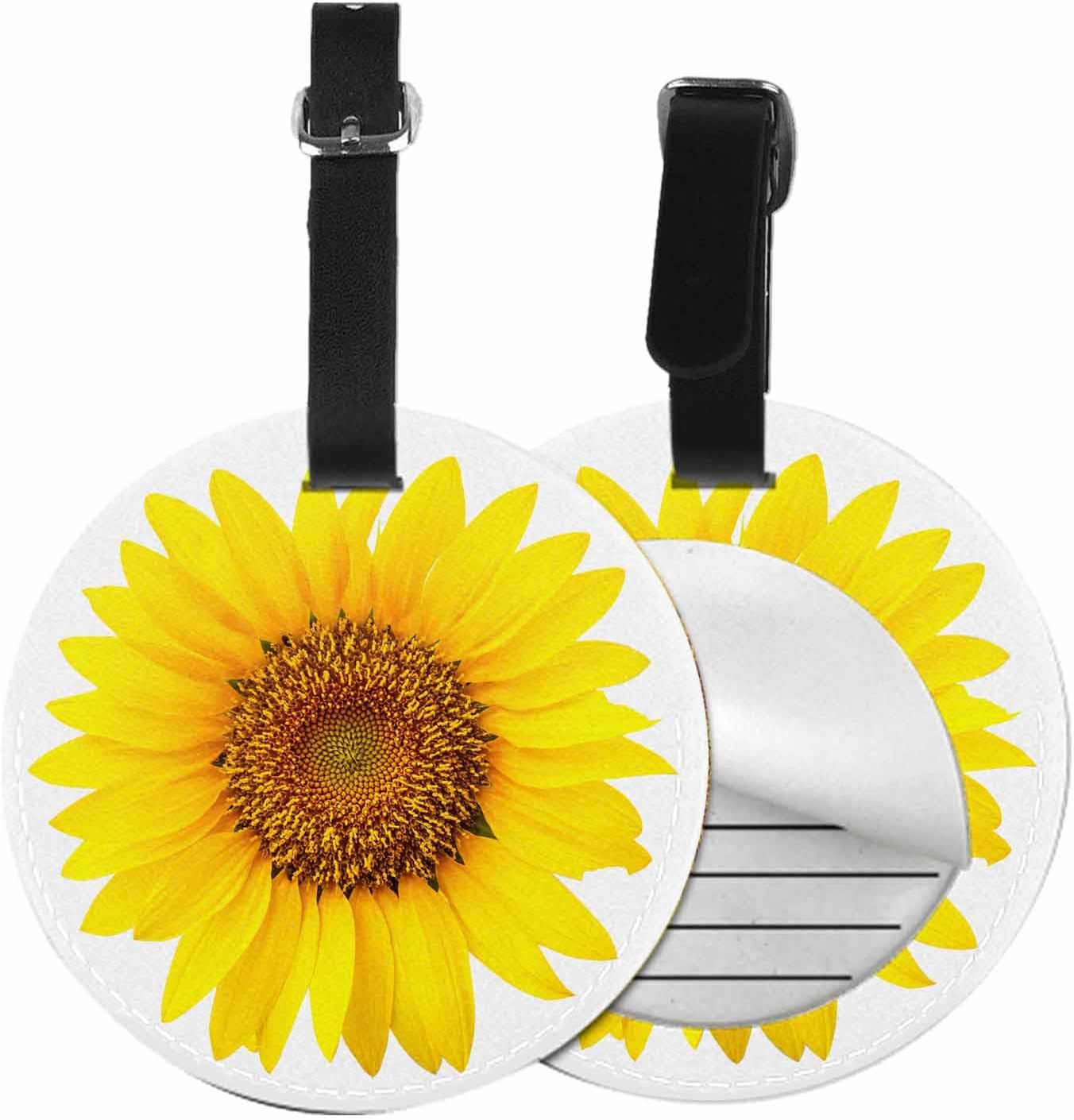 Amazon.com: Van Gogh: Sunflowers - Luggage ID Tags - Suitcase ...