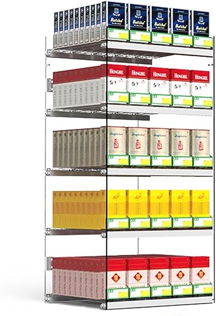 Amazon.com: 10 Pack Cigarette Display Holder, Retail Store Automatic ...