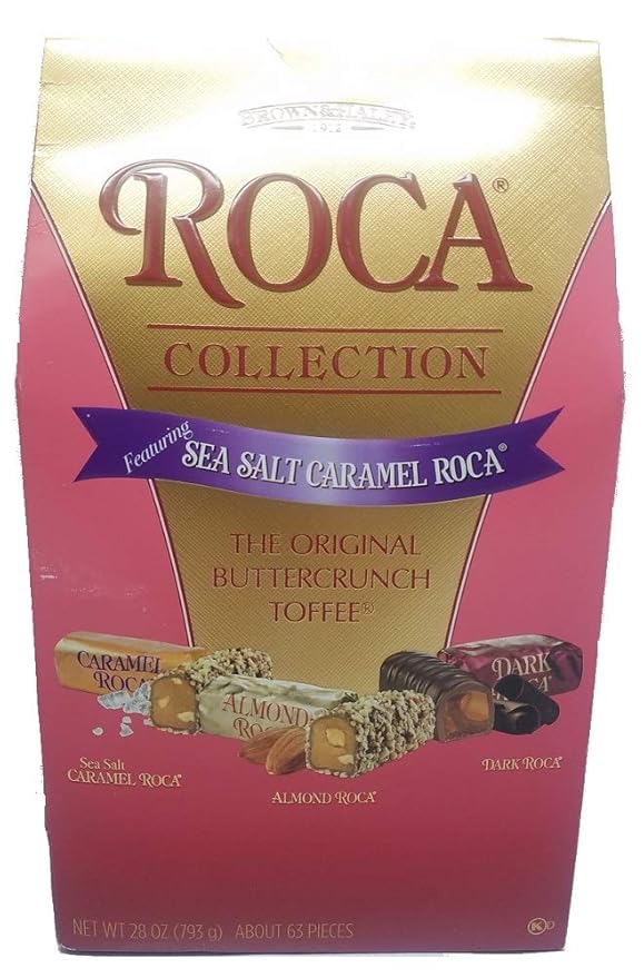 Amazon.com : 28 oz ROCA Collection, Almond, Dark, Sea Salt Caramel ...