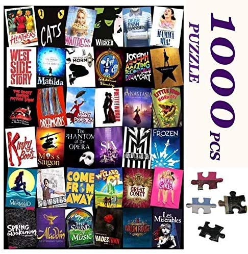 Amazon.com: Custom Broadway Musical Theater Large Jigsaw Puzzles for ...