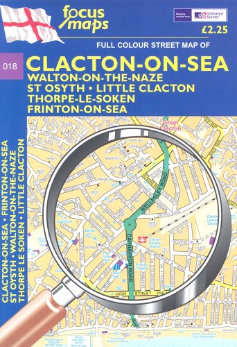 Amazon | Full Colour Street Map of Clacton: Clacton-on-Sea,Walton-on ...
