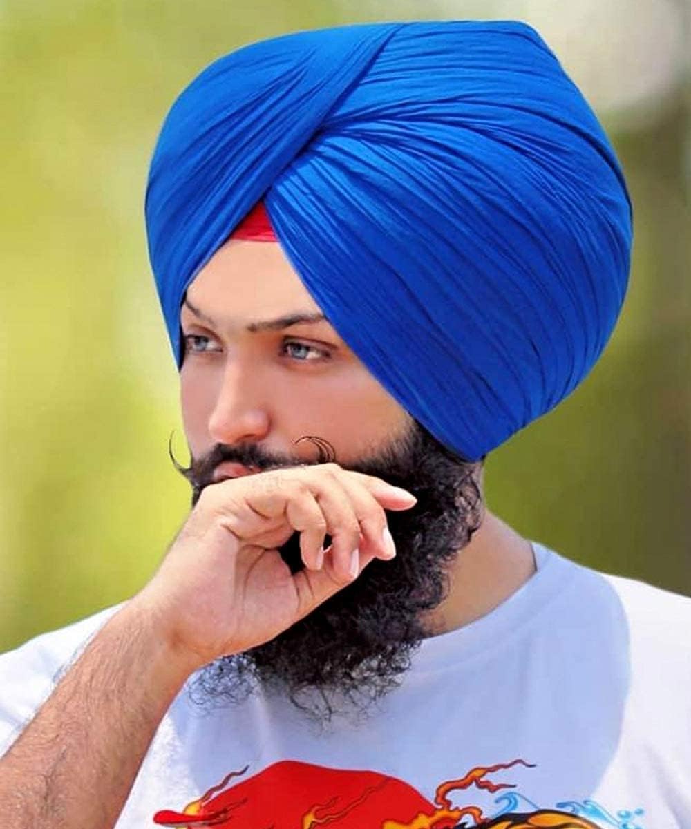 UK Galaxy Store Full Voile Turban Sikh Turban Religious Sikh Pagri ...
