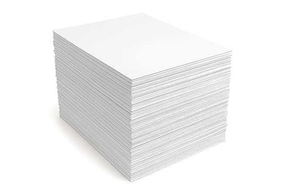 Plain A4 Size Sheets for Printing,Assignment, Sketching, Writing, Rough ...