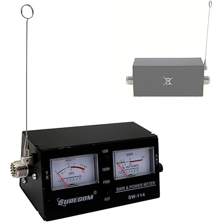Amazon.com: SWR / Power METER for CB Radio 100 Watts - Dual Meters ...