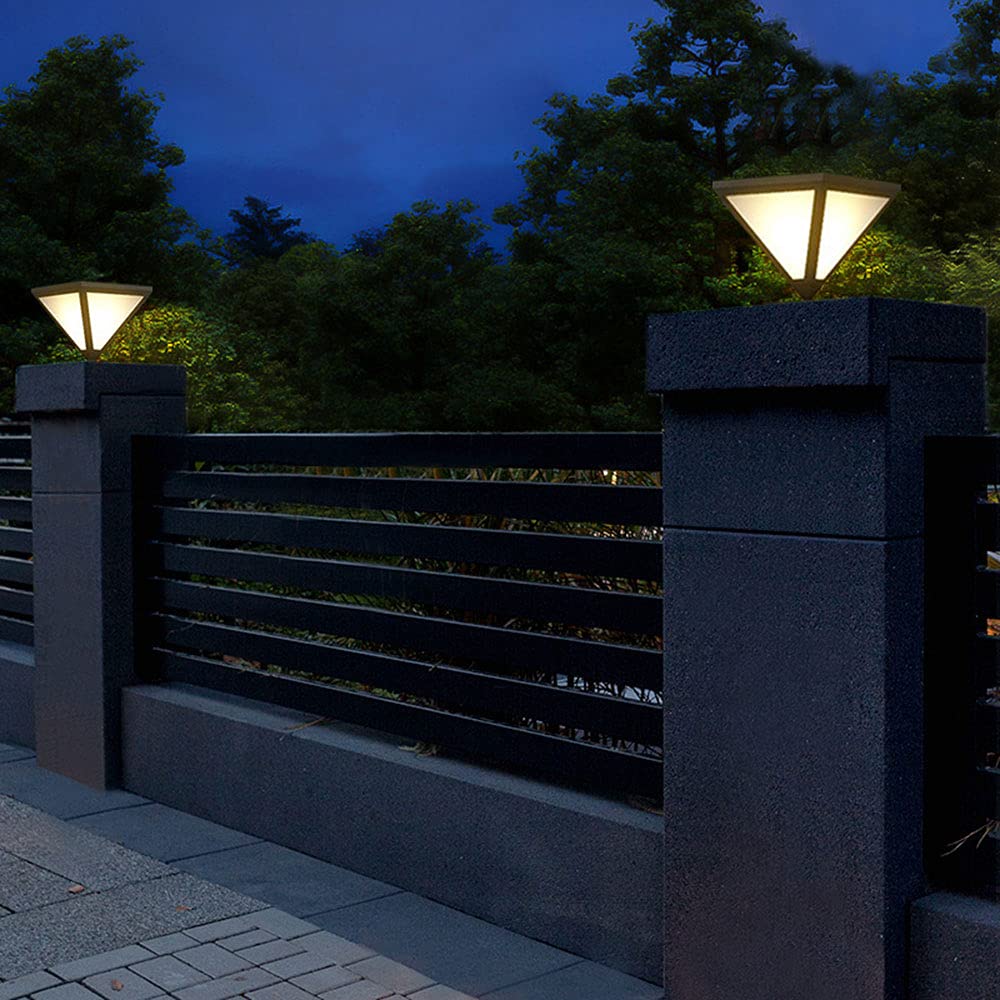 Brick Piers With Solar Lights Solar Lights For Mounting On A Brick