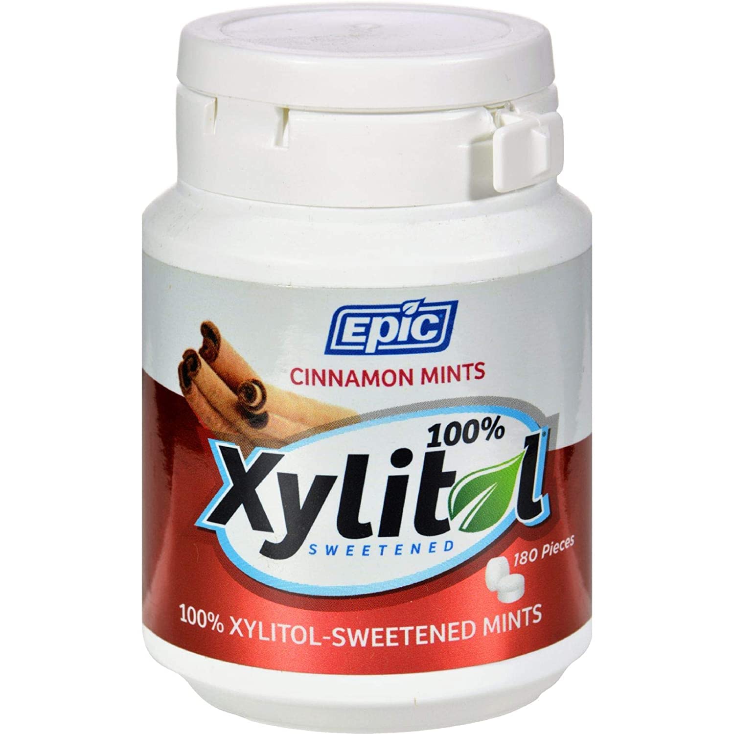 Amazon.com : Epic Dental Mints - Cinnamon Xylitol Bottle - 180 ct (Pack ...