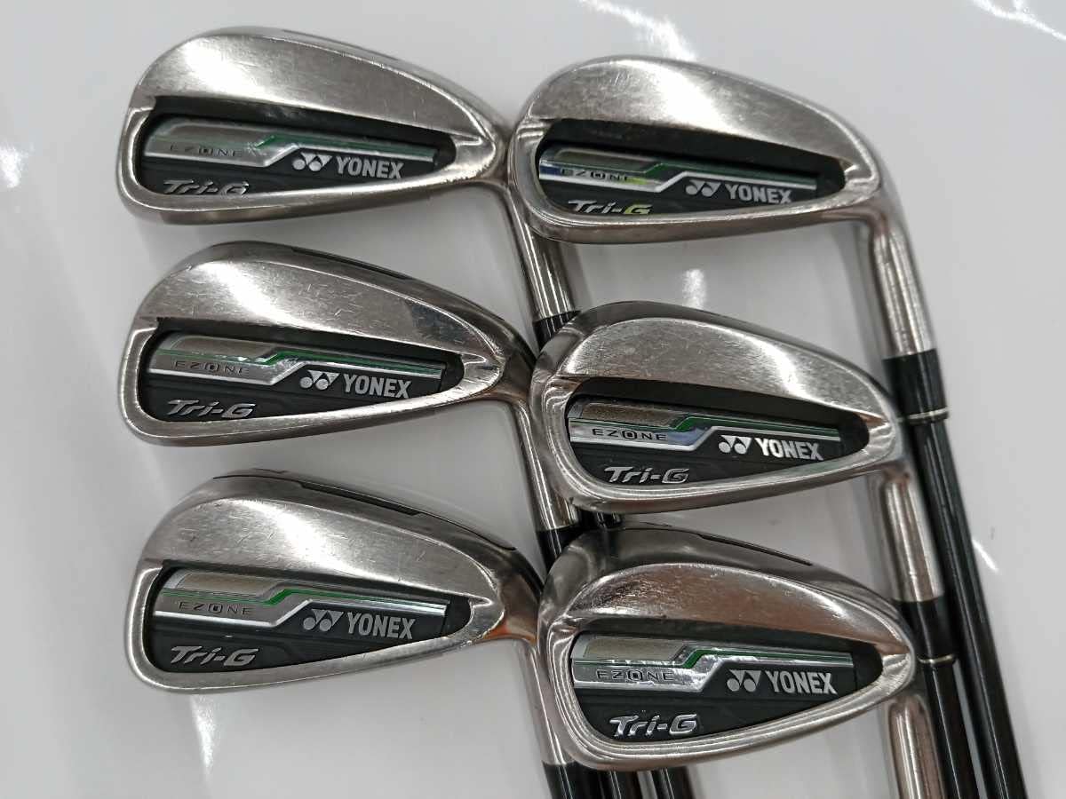 Amazon.co.jp: アイアンセット/ヨネックス/EZONE Tri-G/6本セット(5-9P)/flex:SR/メンズ右価格 ...