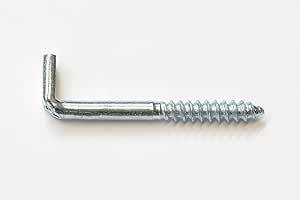 Slotted Hook Angle Screws 15 x 50 mm, Diameter=4, 4mm, Angle Screw ...