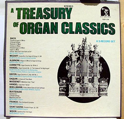 Amazon.com: VARIOUS TREASURY OF ORGAN CLASSICS vinyl record: CDs & Vinyl