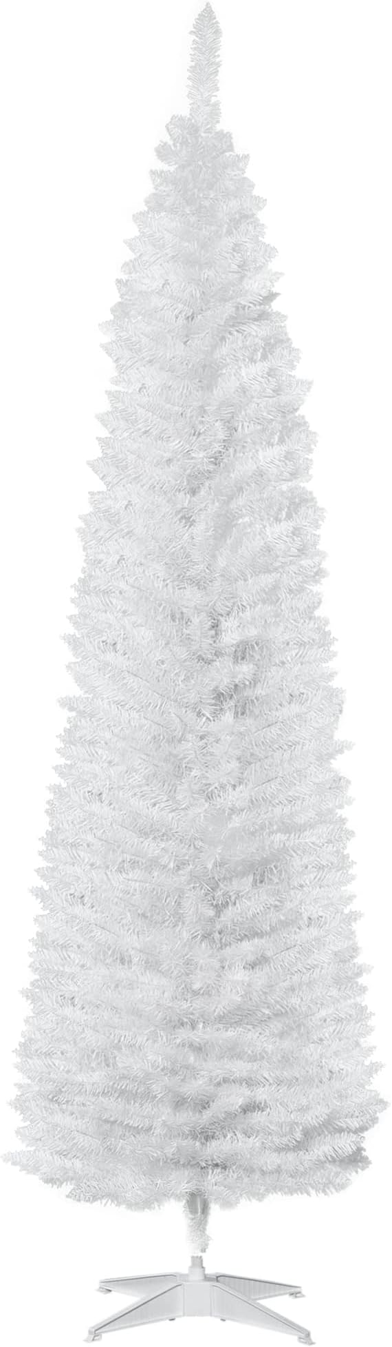 Amazon.com: Best Choice Products White Pencil Christmas Tree 6ft Unlit ...