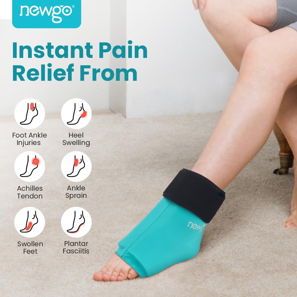 Snapklik.com : Ice Pack For Ankle, Foot, Heel Pain Relief - Compression ...