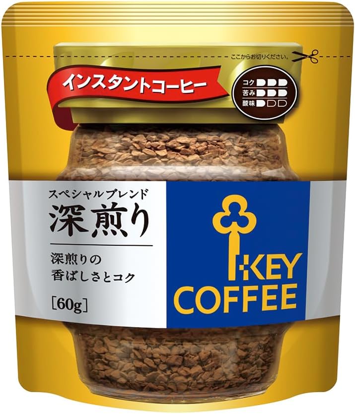 Amazon.co.jp: Key Coffee, Instant Coffee, Special Blend, Deep Brewing ...