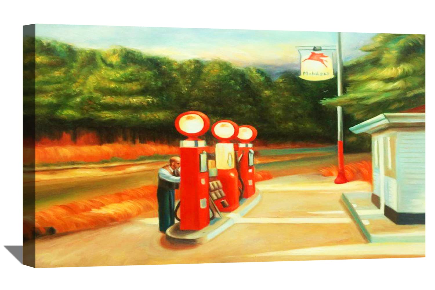 Edward Hopper Gas Station Painting at Pauline Tomlinson blog