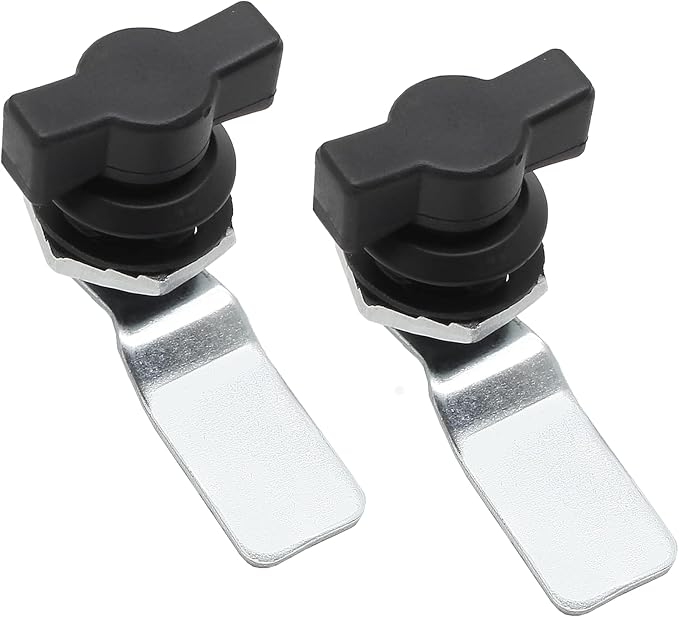 Kyuionty 2 Pcs Thumb Operated Offset Cam Lock, T Handle Thumb Cam Lock ...