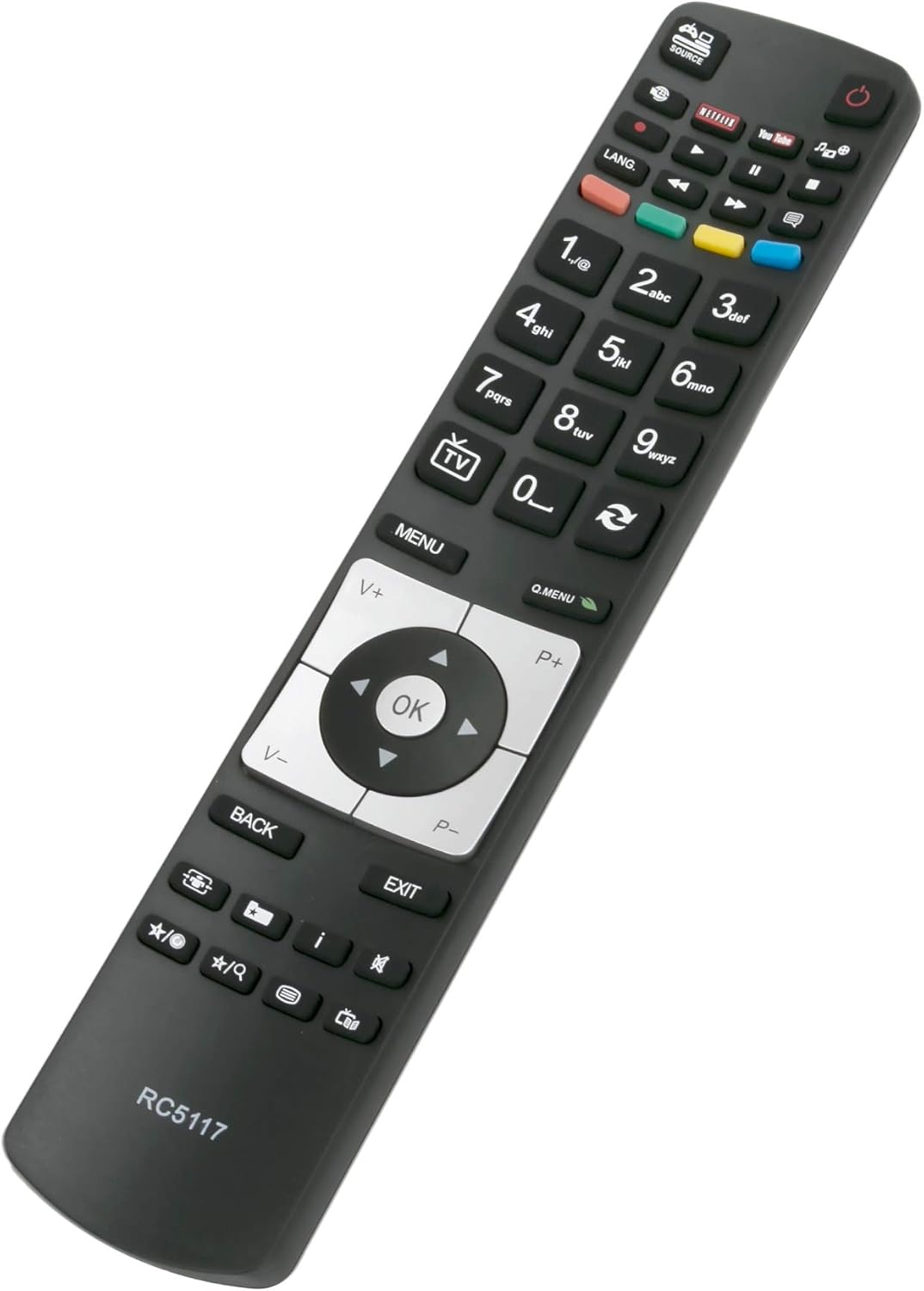 ALLIMITY RC5117 Remote Control Replace for Bush LED32127HDCNTD ...