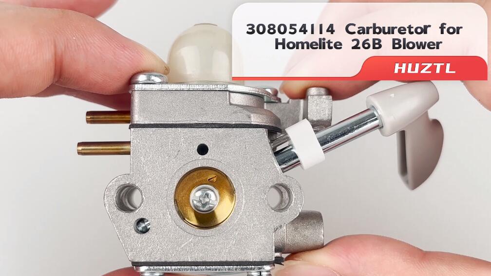 Watch 308054114 Carburetor for Homelite 26B Leaf Blower UT09526 on ...