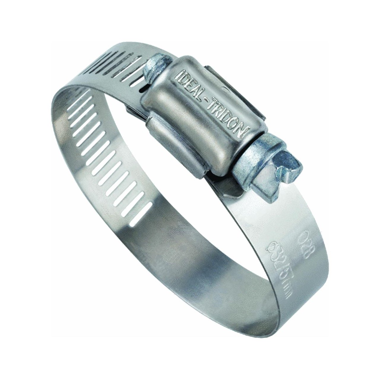 Ideal 57 Series 201/301 Stainless Steel Worm Drive Clamp, 1/2" Width, 1 ...