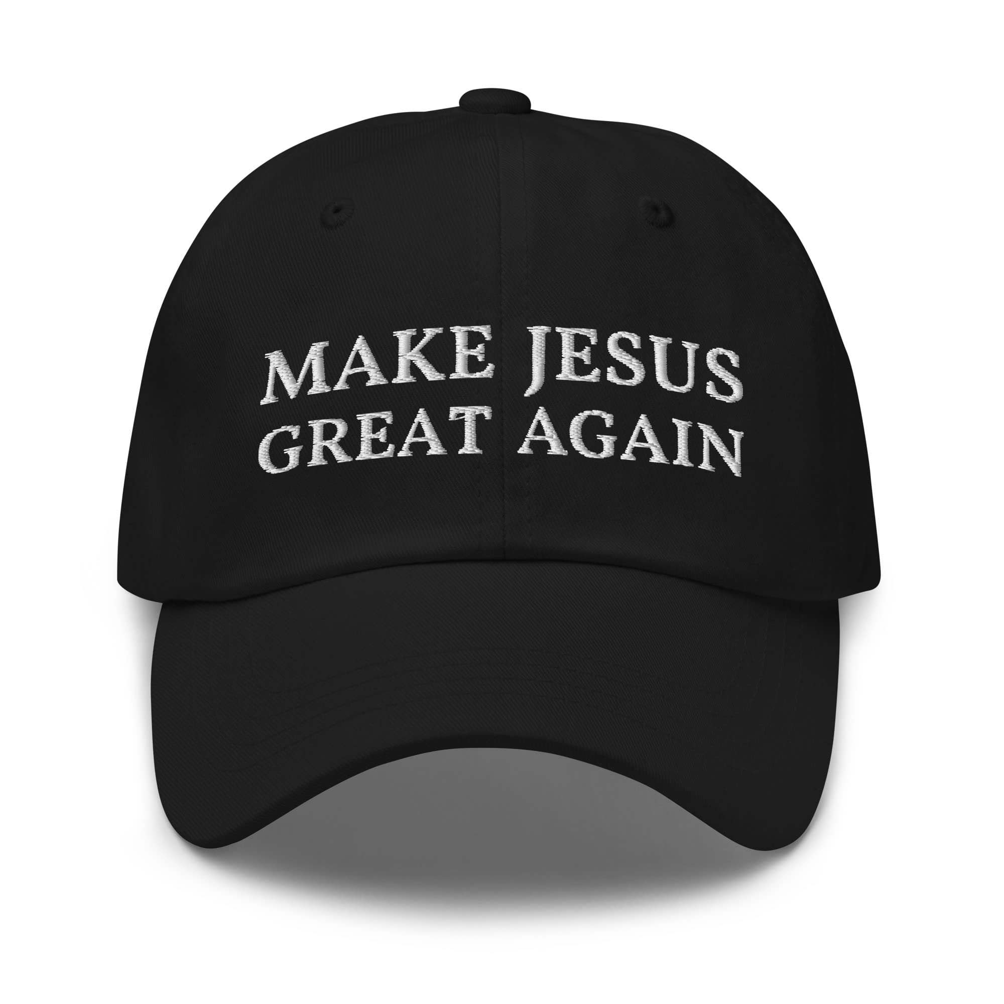 Make Jesus Great Again Dad Hat - Funny Religious Embroidered Cap - Gift ...