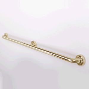 Amazon.com: Ginger Chrome/Brass Canterbury 48 Inch Grab Bar : Health ...