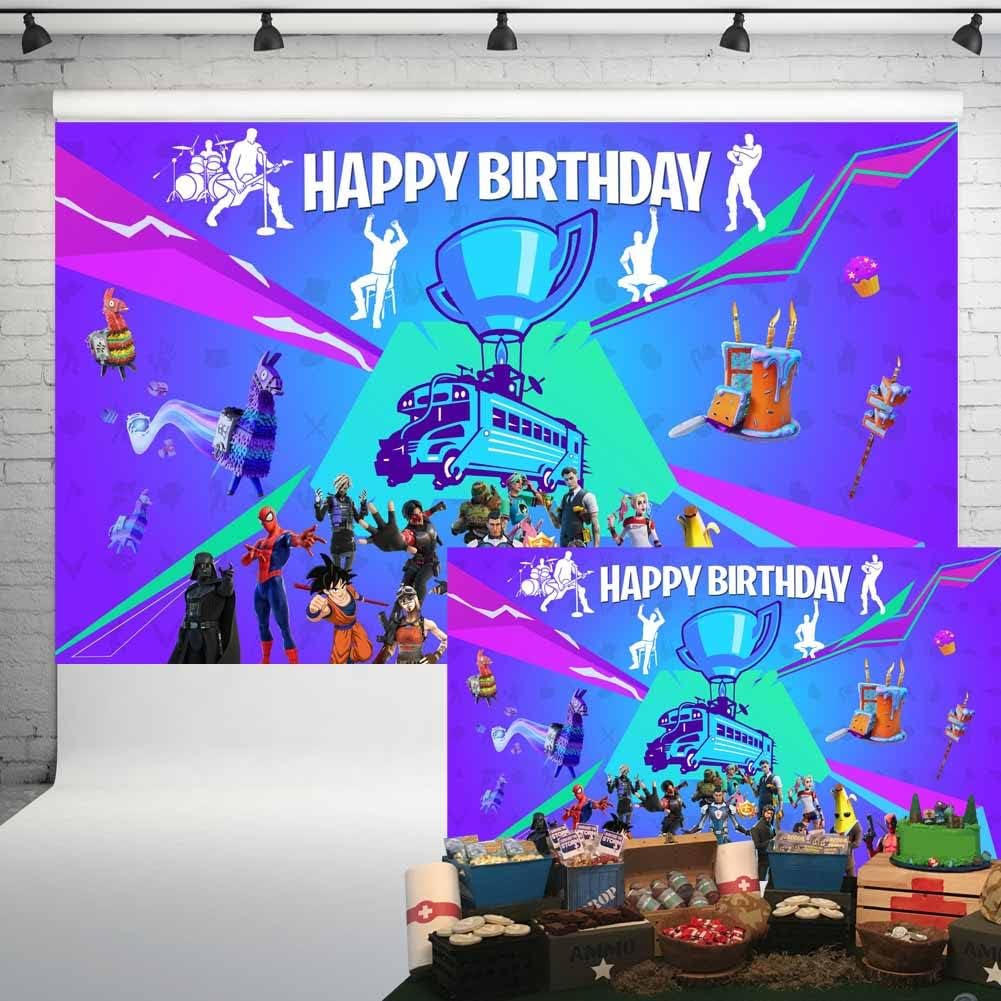 Amazon.com : Battle Royale Backdrop for Birthday Party Video Game Party ...