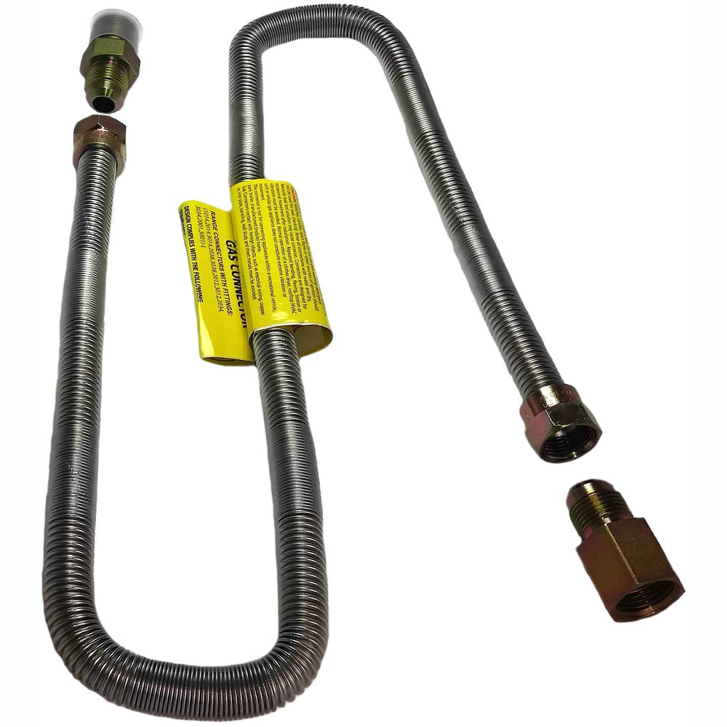 Amazon.com: Midwest Hearth Whistle Free Gas Flex Line for Fire Pit and ...